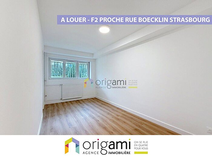 Appartement à louer - Robertsau Centre, Strasbourg - 2 pièces - 1 chambre