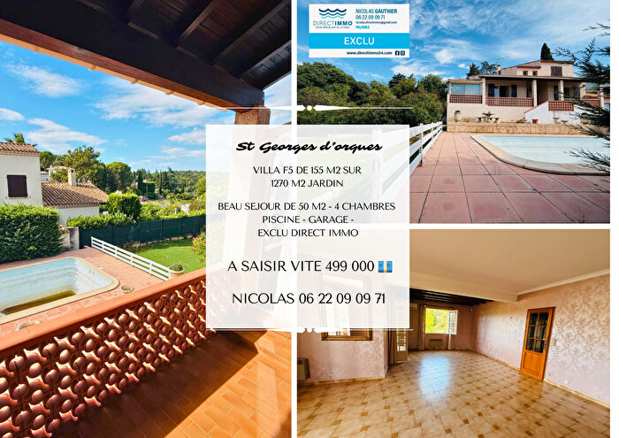 Maison à vendre - Saint-Georges-dOrques - 4 pièces - 4 chambres