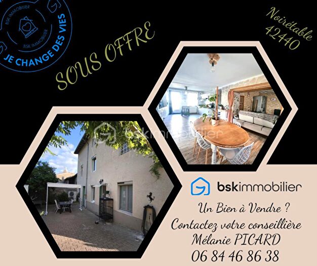 Maison à vendre - Noirétable - 9 pièces - 6 chambres