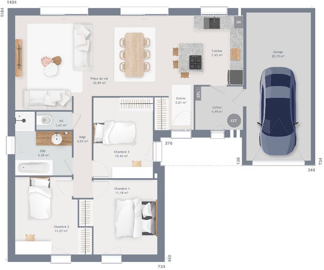 Maisons à vendre et appartements à louer - 2