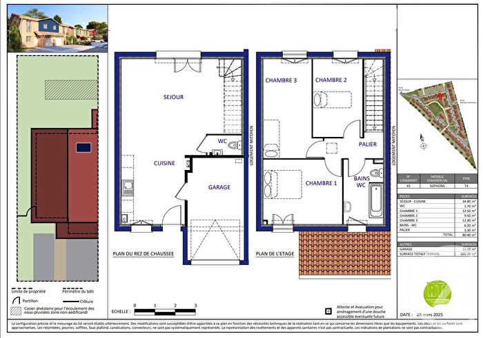 Maison à vendre - Biganos - 4 pièces - 3 chambres