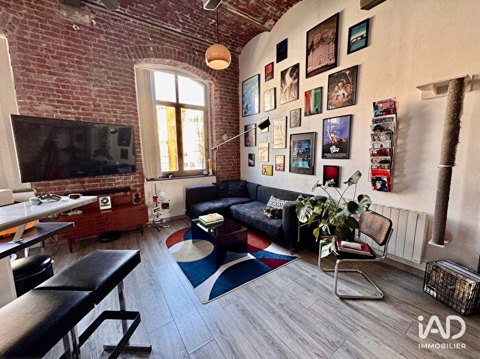 Appartement à louer - Tourcoing, Croix Rouge - 2 pièces - 1 chambre