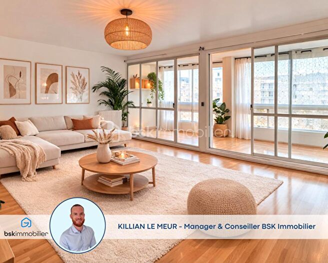 Appartement à vendre - Quimper, Kermoysan - 3 pièces - 2 chambres