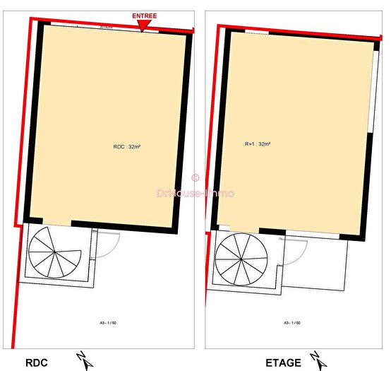 Maison 3 pièces à vendre à Ingrandes