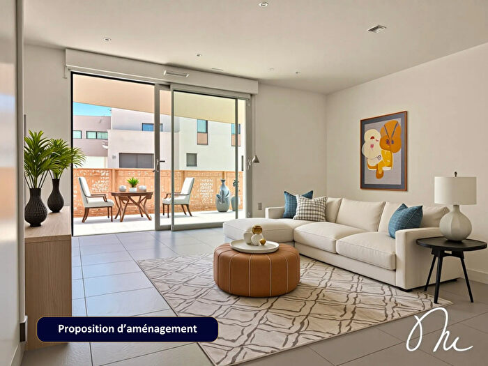 Appartement à vendre - Saint-Jean-de-Védas - 3 pièces - 2 chambres