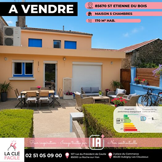 Saint-Étienne-du-Bois : Maison 6 pièces à vendre