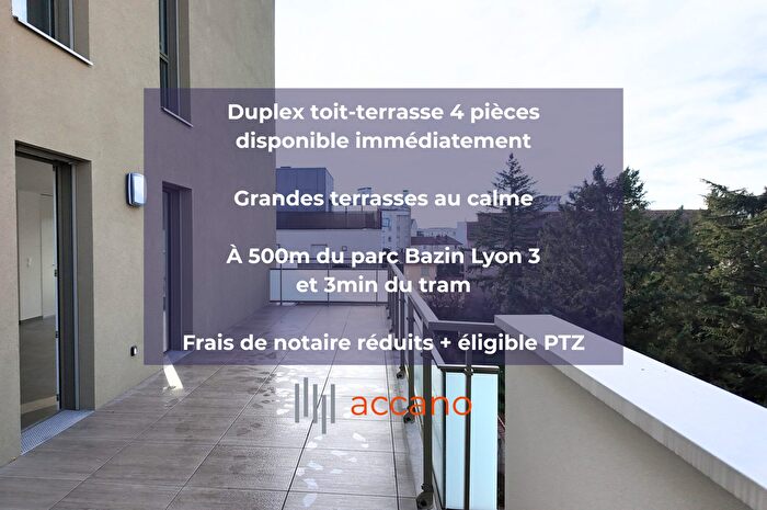 Appartement à vendre - Villeurbanne, Ferrandière, Maisons Neuves - 4 pièces - 3 chambres