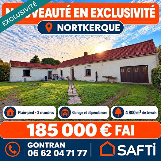 Maison 5 pièces à vendre - Nortkerque