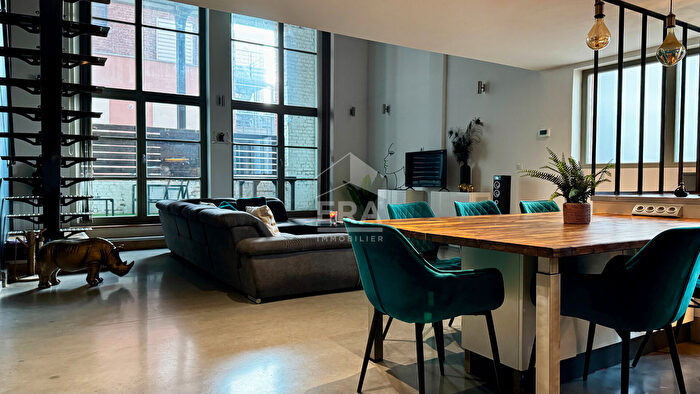 Appartement à vendre - Tourcoing, Brun Pain, Francs, Clinquet - 3 pièces - 2 chambres