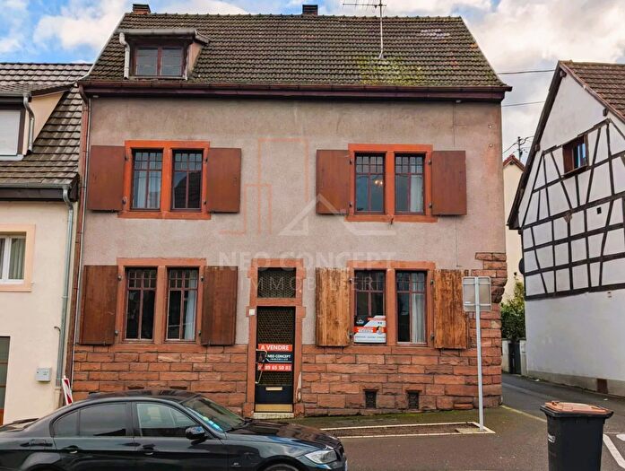 Maison à vendre - Bischwiller, Centre-ville, Gare - 5 pièces - 1 chambre