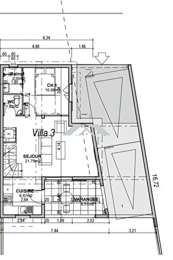 Maison à vendre - Sainte-Suzanne, Commune Bègue, Deux Rives - 4 pièces - 3 chambres