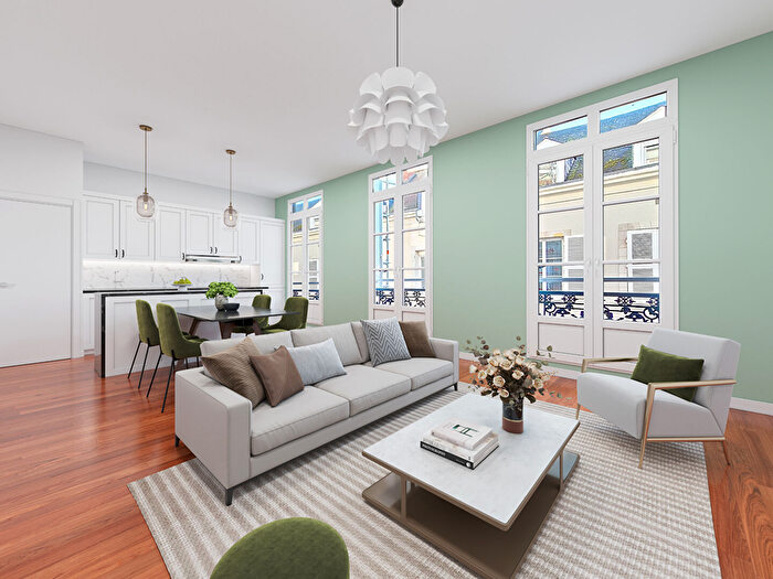 Appartement à vendre - Angers, Centre-ville, La Fayette - 2 pièces - 1 chambre