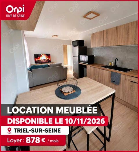 Centre, Triel-sur-Seine - Appartement 2 pièces à louer