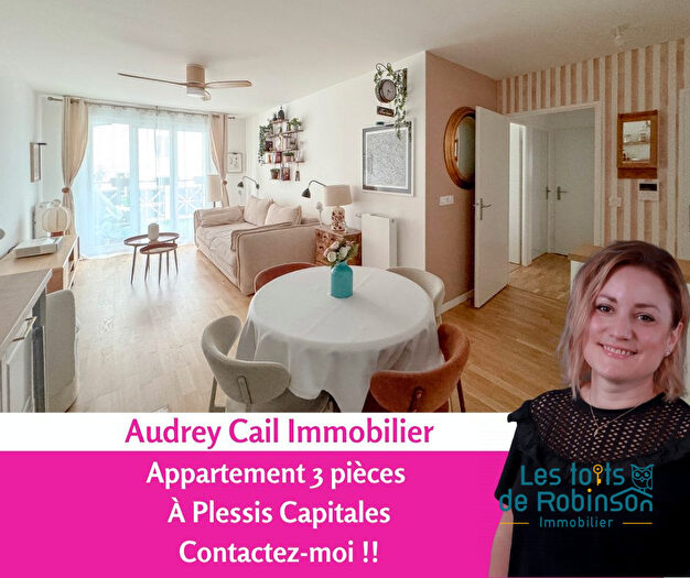 Appartement à vendre - Le Plessis-Robinson, Centre commercial - 3 pièces - 2 chambres