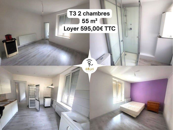 Ouest, Vesoul : Appartement 3 pièces à louer