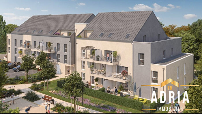 Appartement à vendre - Vezin-le-Coquet - 3 pièces - 2 chambres