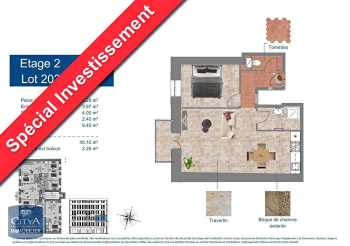Appartement 2 pièces à vendre à Nice, Carabacel