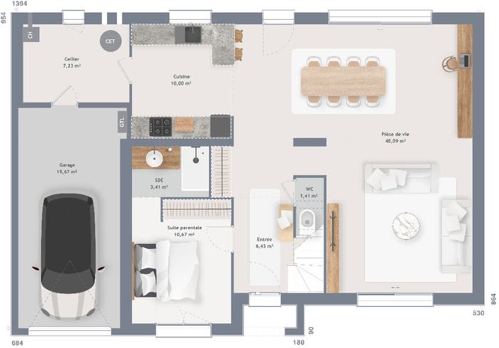 Maisons à vendre et appartements à louer - 3