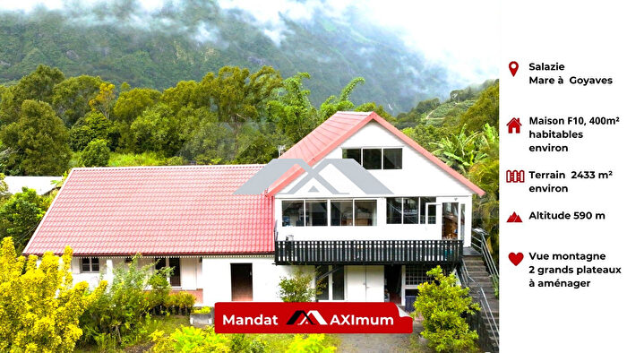 Maison à vendre - Salazie, Mare à Vieille Place - 10 pièces - 6 chambres