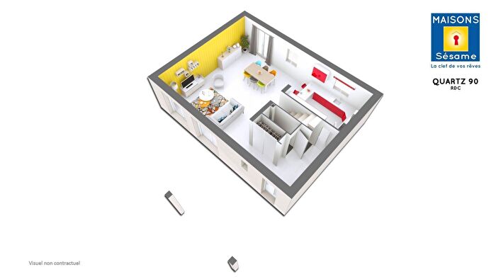 Maison à vendre - Chelles - 4 pièces - 2 chambres