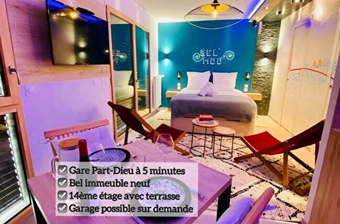 Appartement à louer - La Villette, Lyon ème arrondissement - 1 pièce