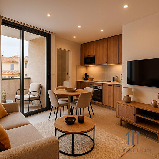 Appartement à vendre - Aubagne - 2 pièces - 1 chambre