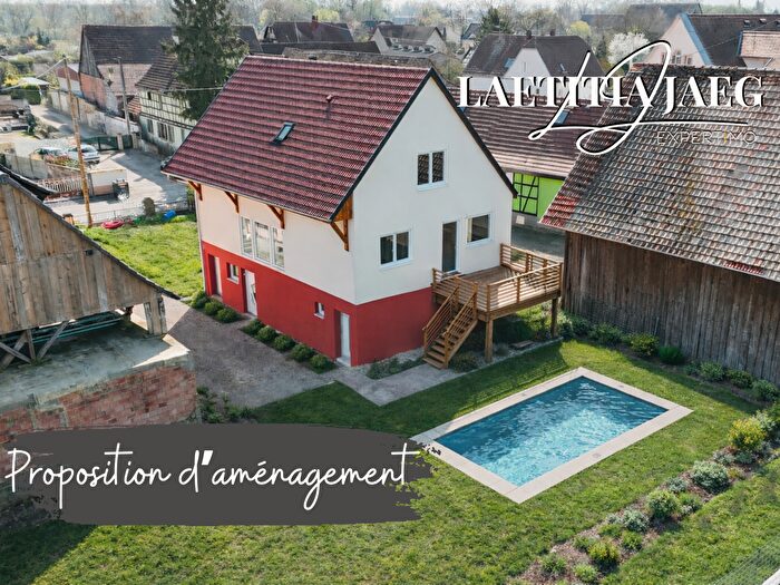 Maison à vendre - Sermersheim - 6 pièces - 4 chambres
