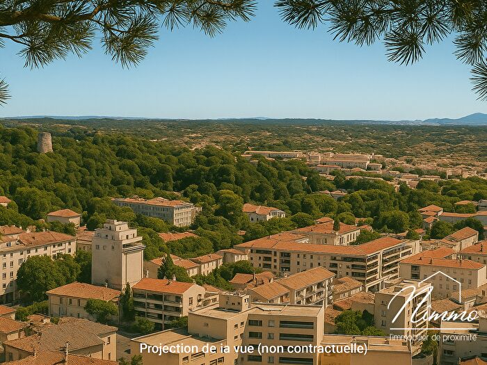 Appartement à vendre - Nîmes, Montaury - 4 pièces - 3 chambres