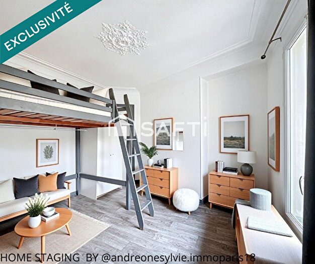 Appartement à vendre - Paris e , Jules Joffrin - 1 pièce