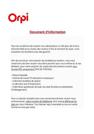 Maisons à vendre et appartements à louer - 3