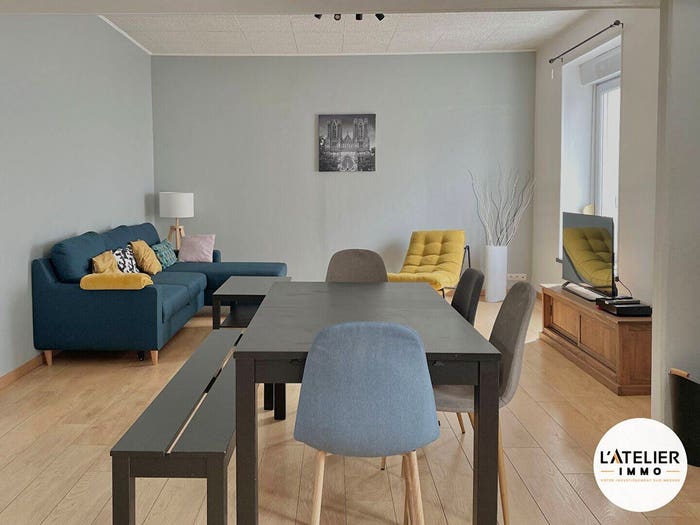 Clairmarais-Charles Arnould, Reims : Appartement 4 pièces à louer