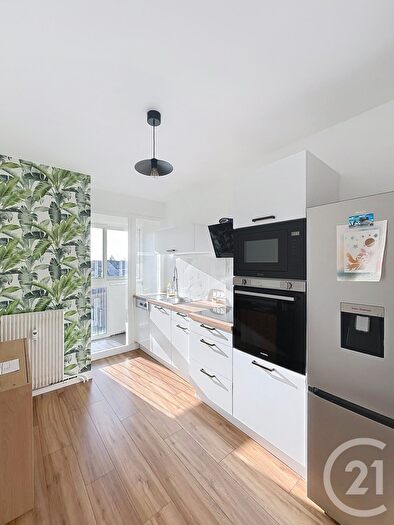 Appartement à vendre - Dijon, Bourroches - 3 pièces - 2 chambres