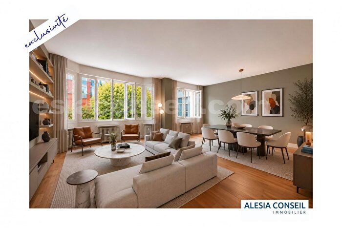 Paris 14ème, Montparnasse, Raspail : Appartement 5 pièces à vendre