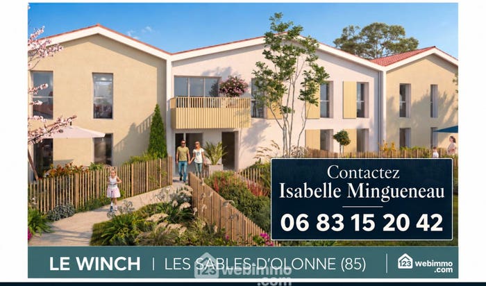 Appartement 3 pièces à vendre à Olonne-sur-Mer, La Guérinère, Les Moinardes, Les Favrioux