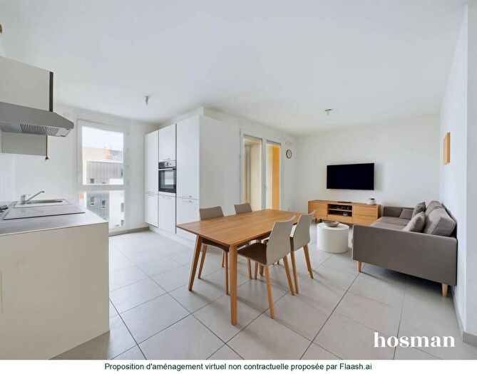 Appartement à vendre - Lyon e , Grand Trou, Moulin à vent, Petite Guille - 3 pièces - 2 chambres