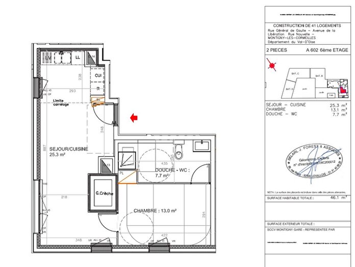 Appartement 2 pièces à louer - Montigny-lès-Cormeilles, Frances, Copistes
