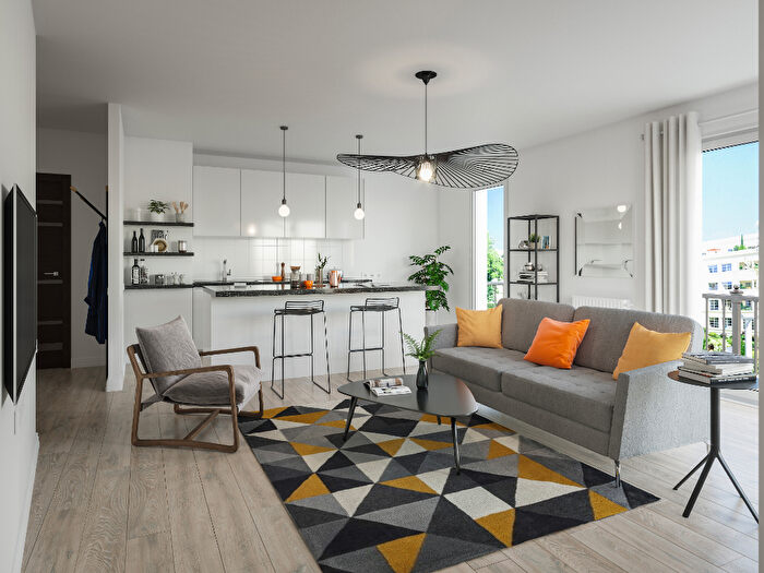 Appartement à vendre - Aubervilliers, Landy-Plaine, Marcreus, Pressensé - 3 pièces - 2 chambres