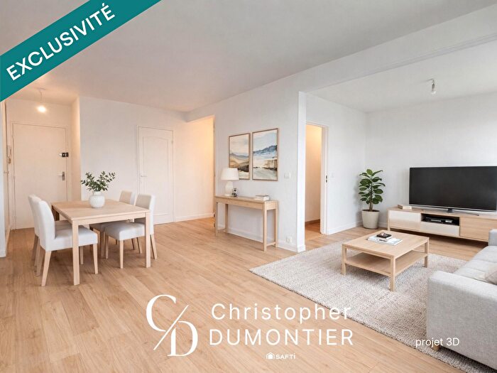 Appartement à vendre - Canteleu, Cité Rose - 4 pièces - 2 chambres