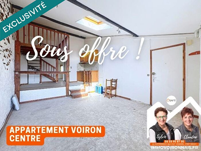 Appartement à vendre - Voiron, Centre-ville, Gare - 2 pièces - 1 chambre