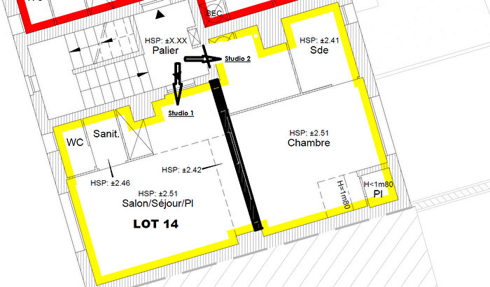 Appartement à vendre - Quartiers Ouest, Cleunay, La Prévalaye - 1 pièce