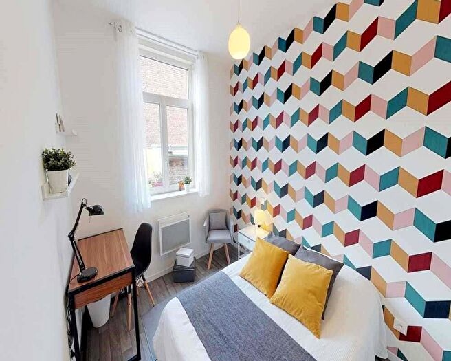 Appartement à louer - Moulins, Lille - 1 pièce - 1 chambre
