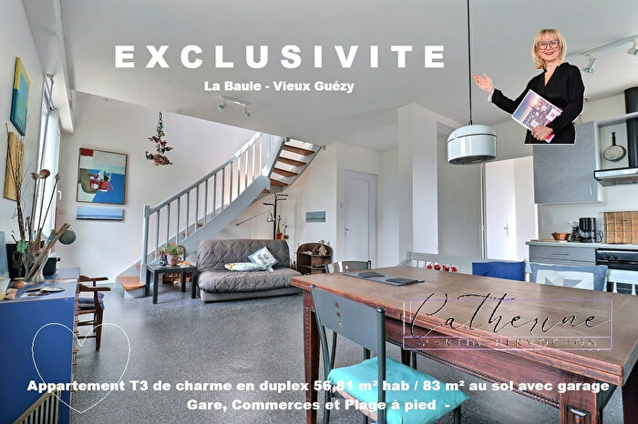 Appartement à vendre - La Baule-Escoublac, Guézy-La Bosse - 3 pièces - 2 chambres