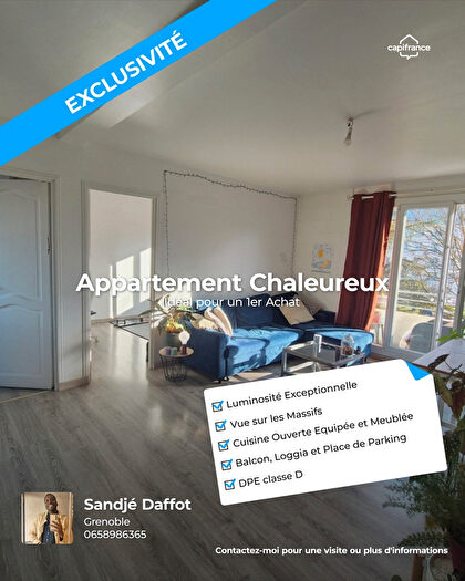 Appartement à vendre - Saint-Martin-dHères, Romain Rolland - 4 pièces - 3 chambres