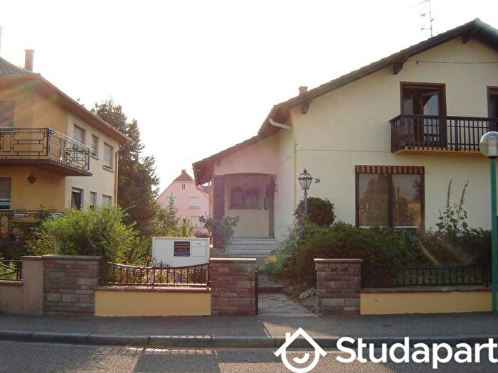 Appartement à louer - Centre, H nheim - 1 pièce - 1 chambre