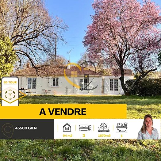 Maison à vendre - Gien, Ouest - 4 pièces - 3 chambres