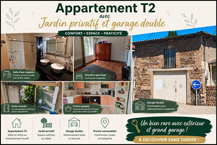 Appartement à vendre - Le Péage-de-Roussillon - 3 pièces - 1 chambre
