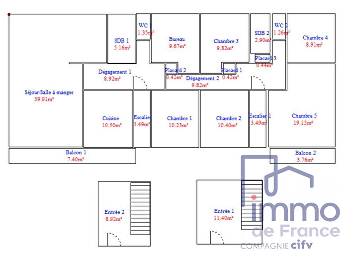 Maisons à vendre et appartements à louer - 3