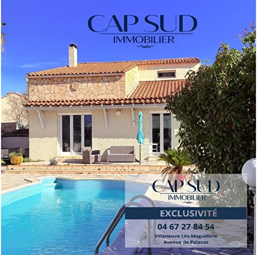 Maison à vendre - Villeneuve-lès-Maguelone - 5 pièces - 3 chambres