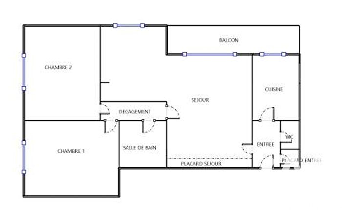 Appartement 4 pièces à Châtillon, Guynemer, Rue de Malakoff, à vendre