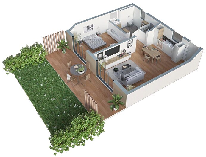 Saint-Martin : Appartement 2 pièces à vendre